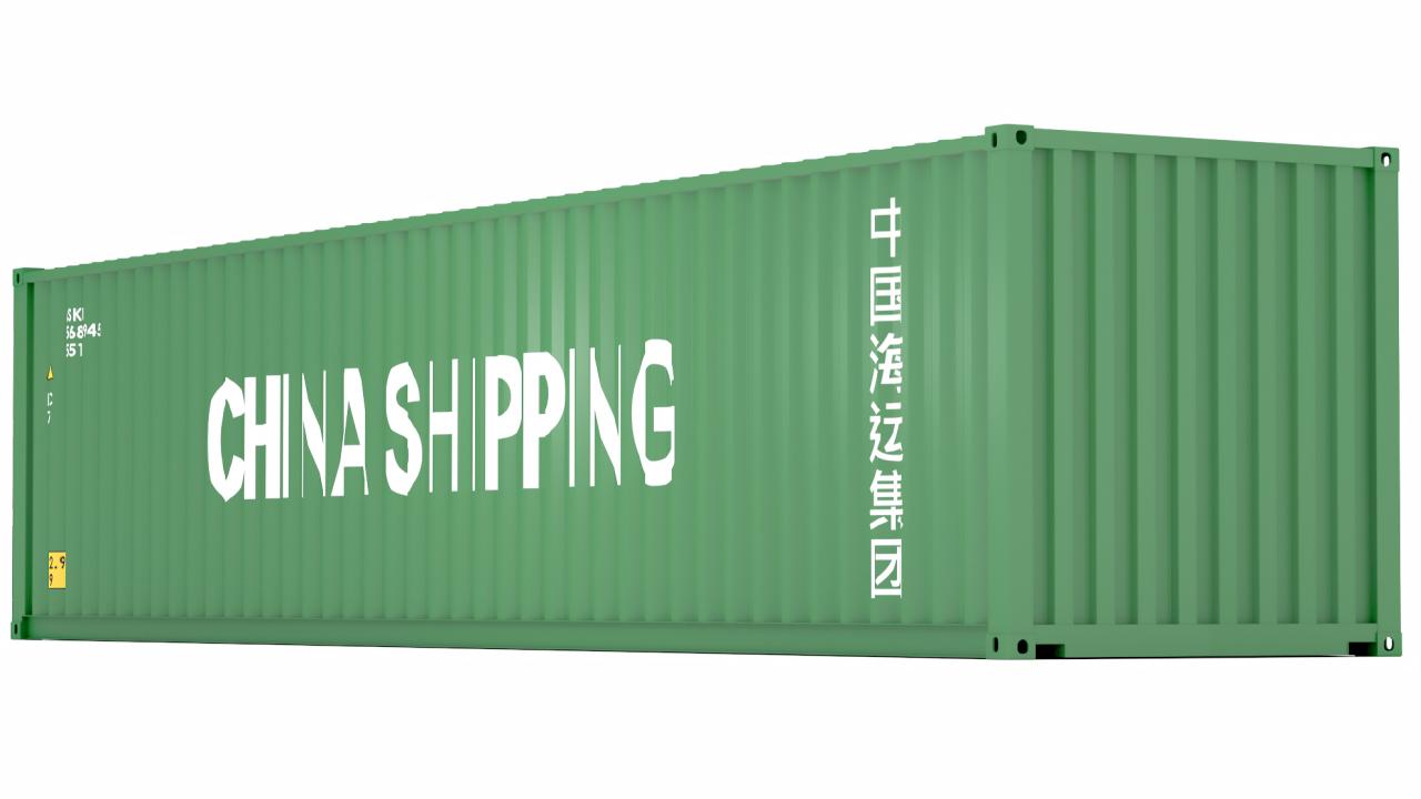 China Shipping Container | 3D Model | 3DModels.gr